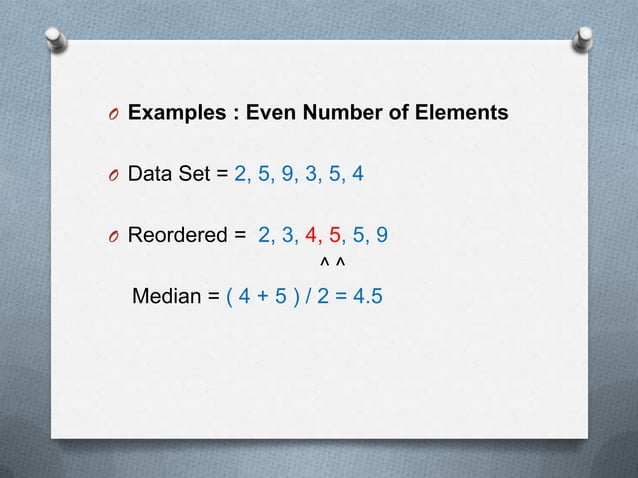 Mean, median, mode, & range ppt | PPTX