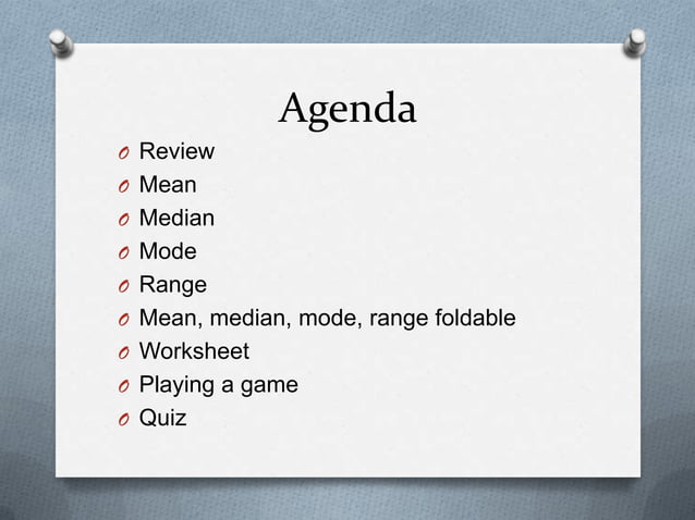 Mean, median, mode, & range ppt | PPTX