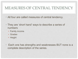 Mean, median, mode and range tutorial | PPT