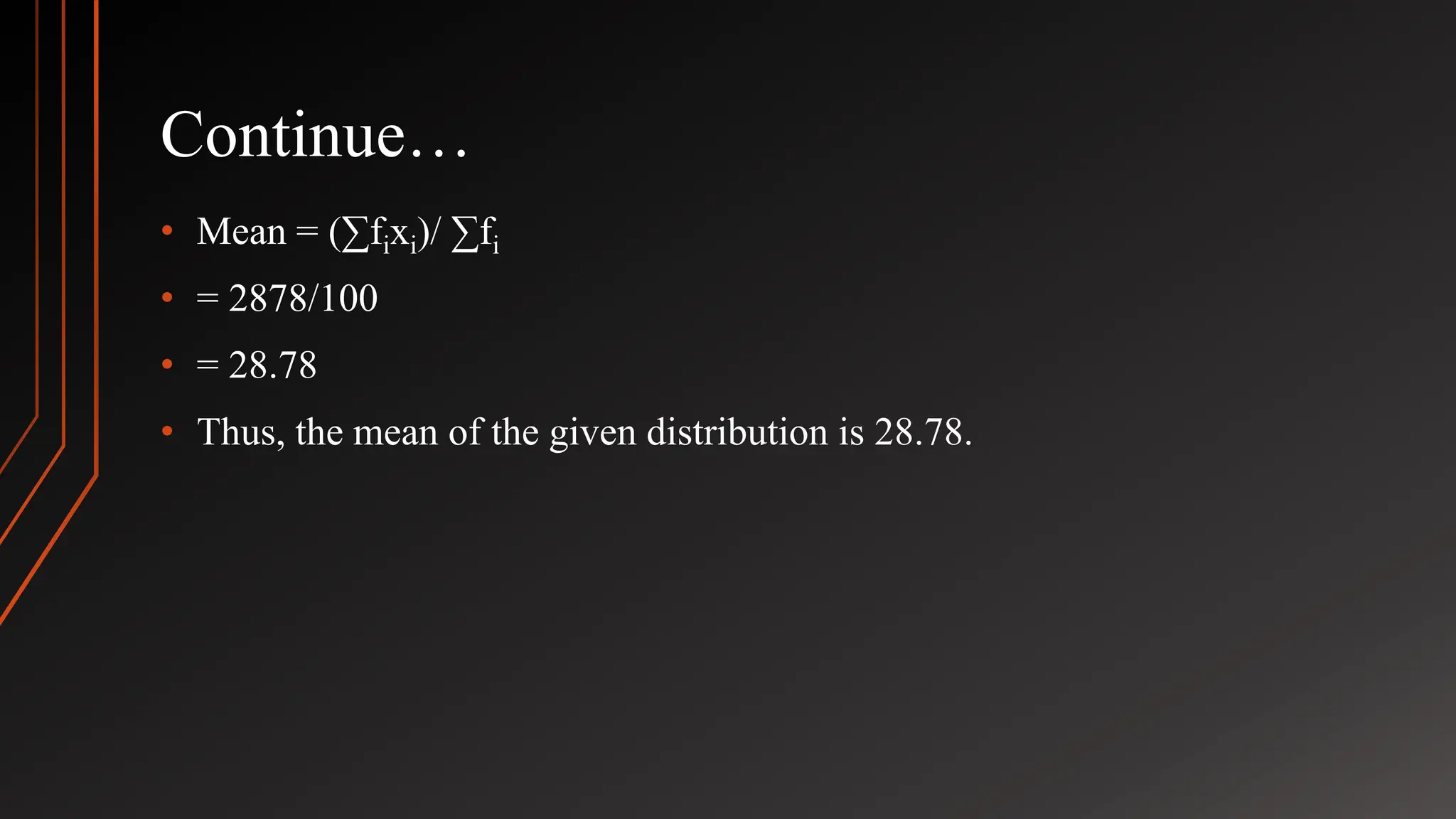 Descriptive Statistics: Mean, Median Mode and Standard Deviation. | PPTX