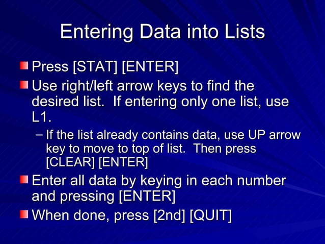 Mean Median Range Mode On Ti 84 | PPT | Computing | Technology & Computing