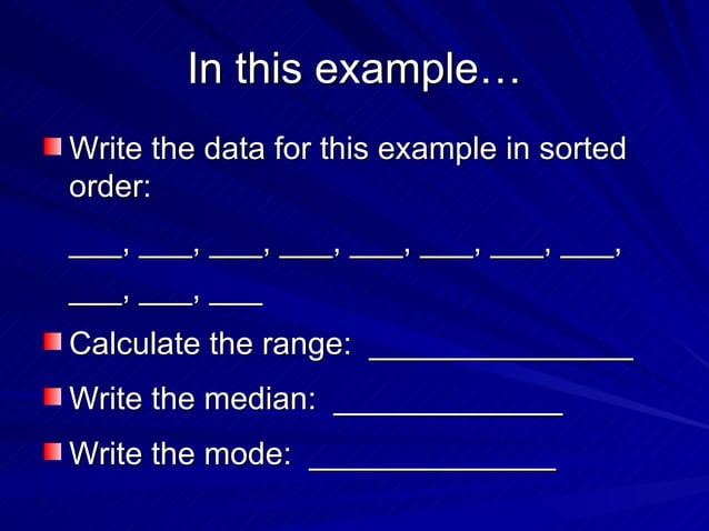 Mean Median Range Mode On Ti 84 | PPT | Computing | Technology & Computing