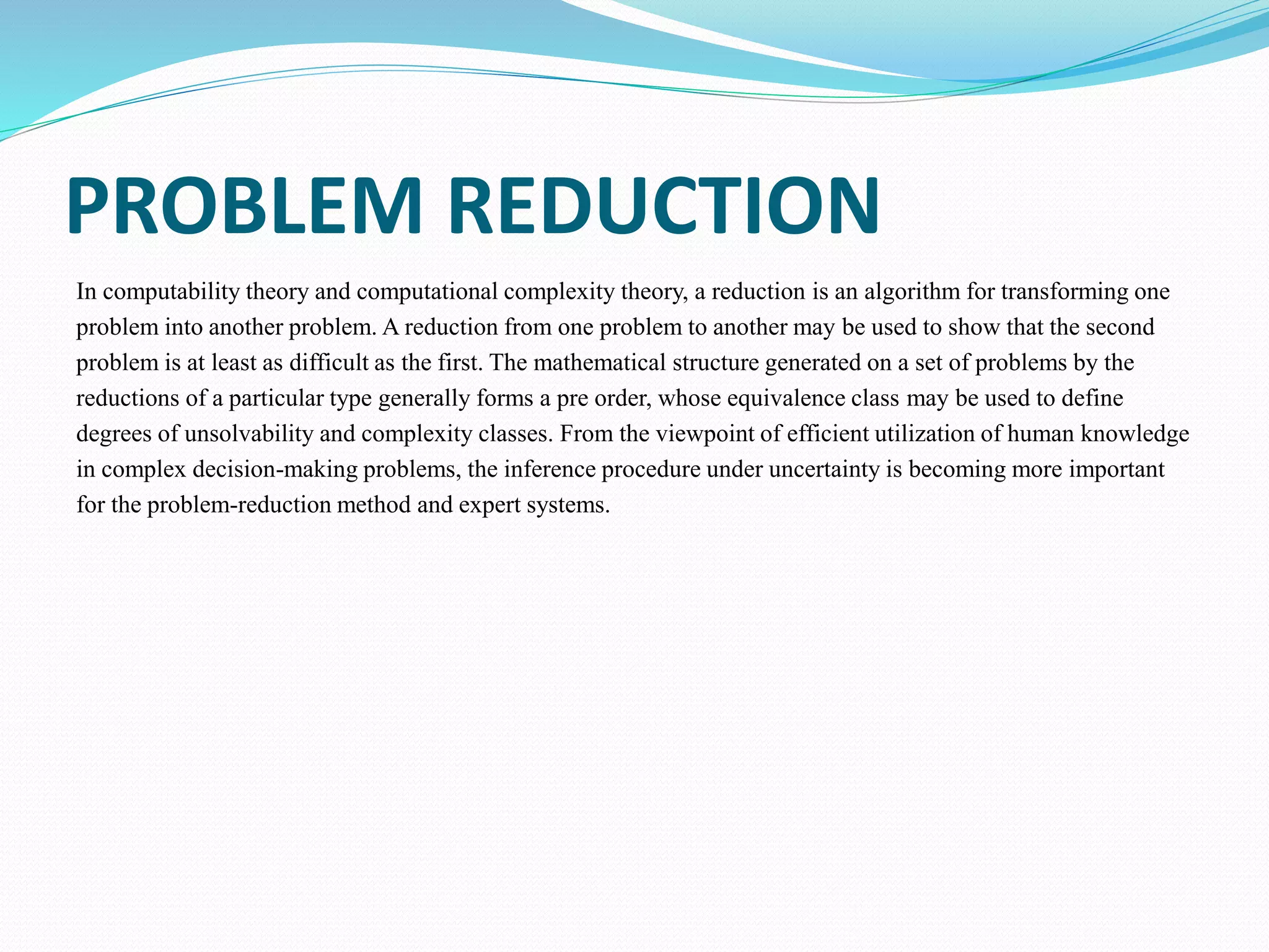 Means end analysis, knowledge in learning | PPTX