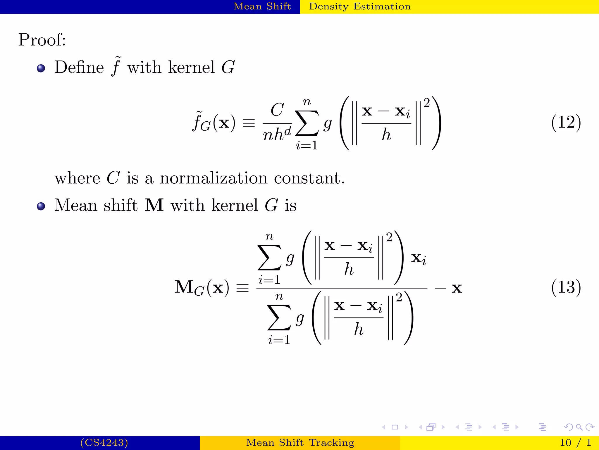Meanshift Tracking Presentation | PDF