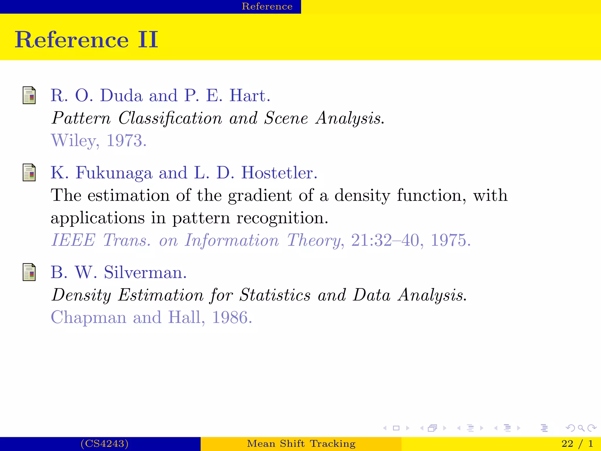 Meanshift Tracking Presentation | PDF