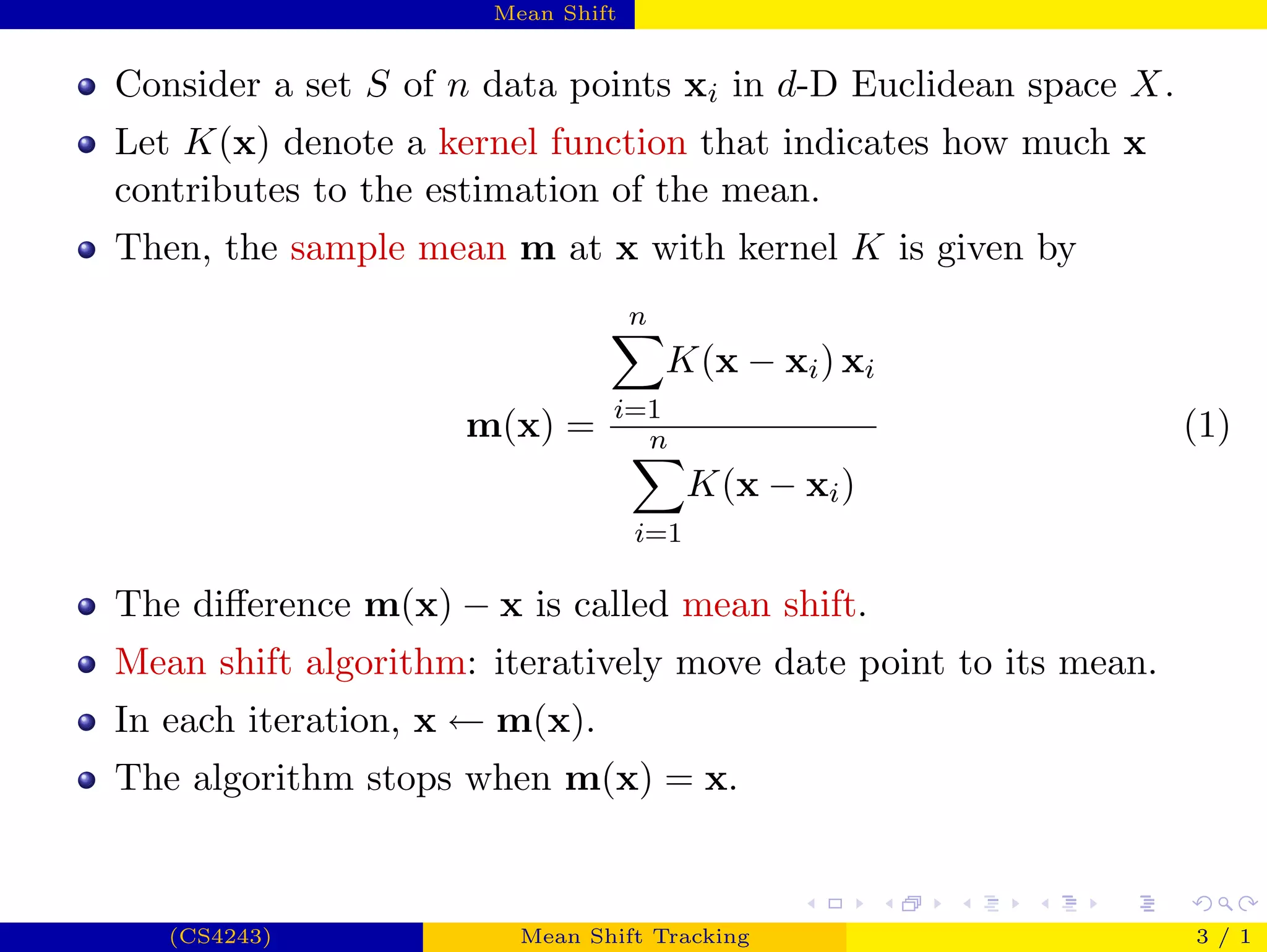 Meanshift Tracking Presentation | PDF