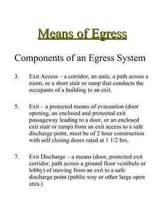 Means Of Egress | PPT