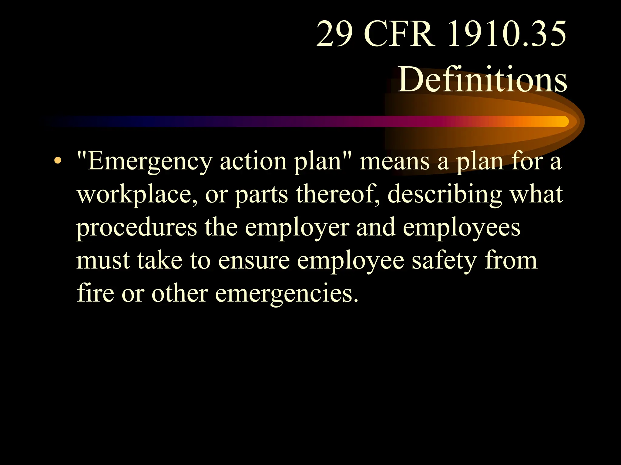 Means_of_egress and escape plan as per osha requrments | PPT