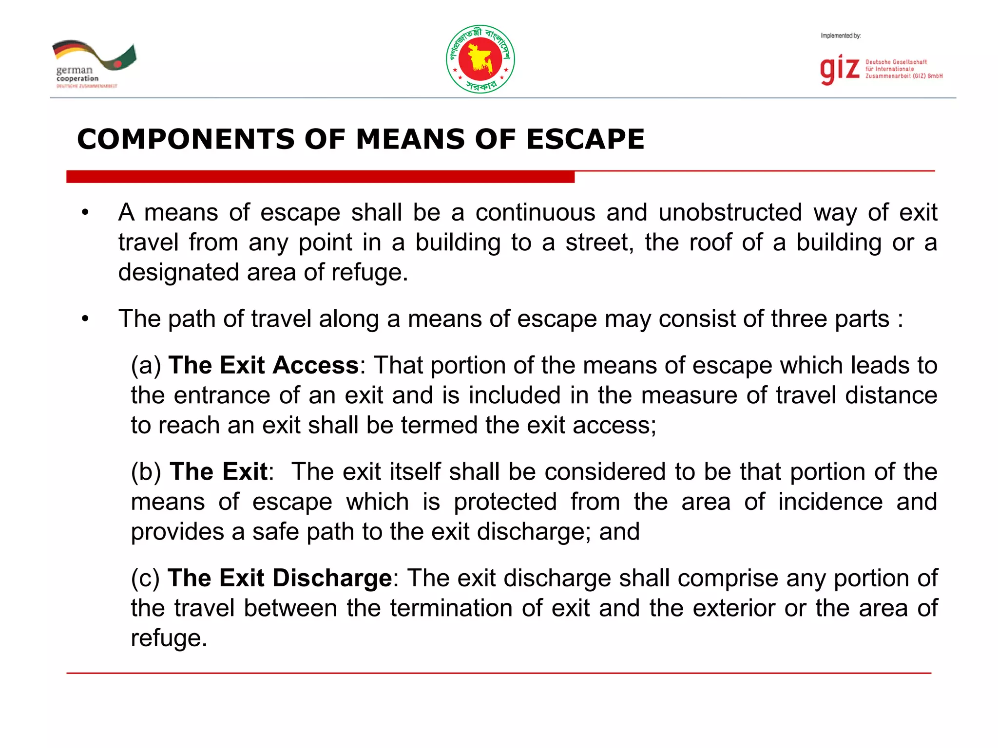 Means of escape | PDF