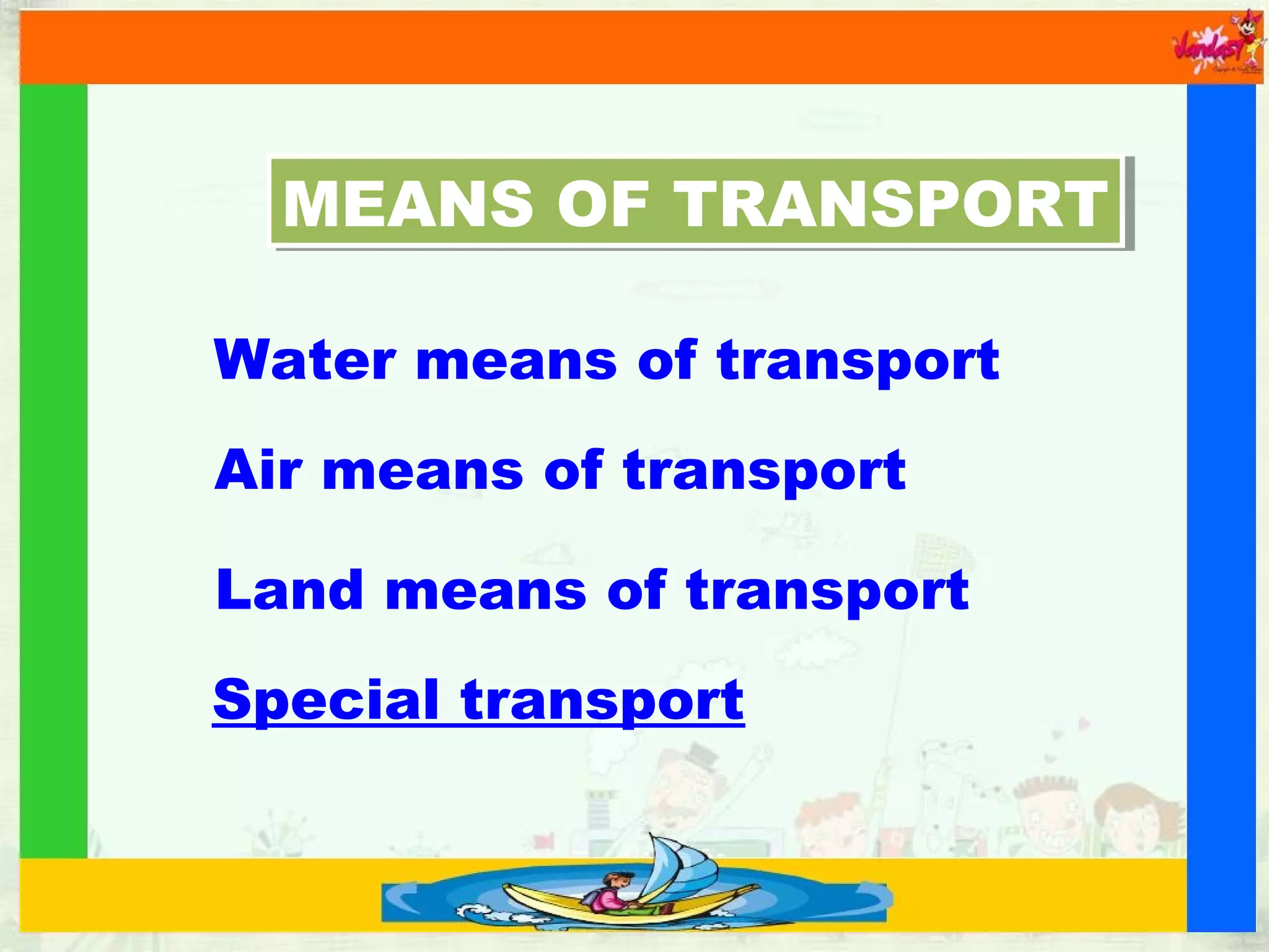 Means of Transport | PPT