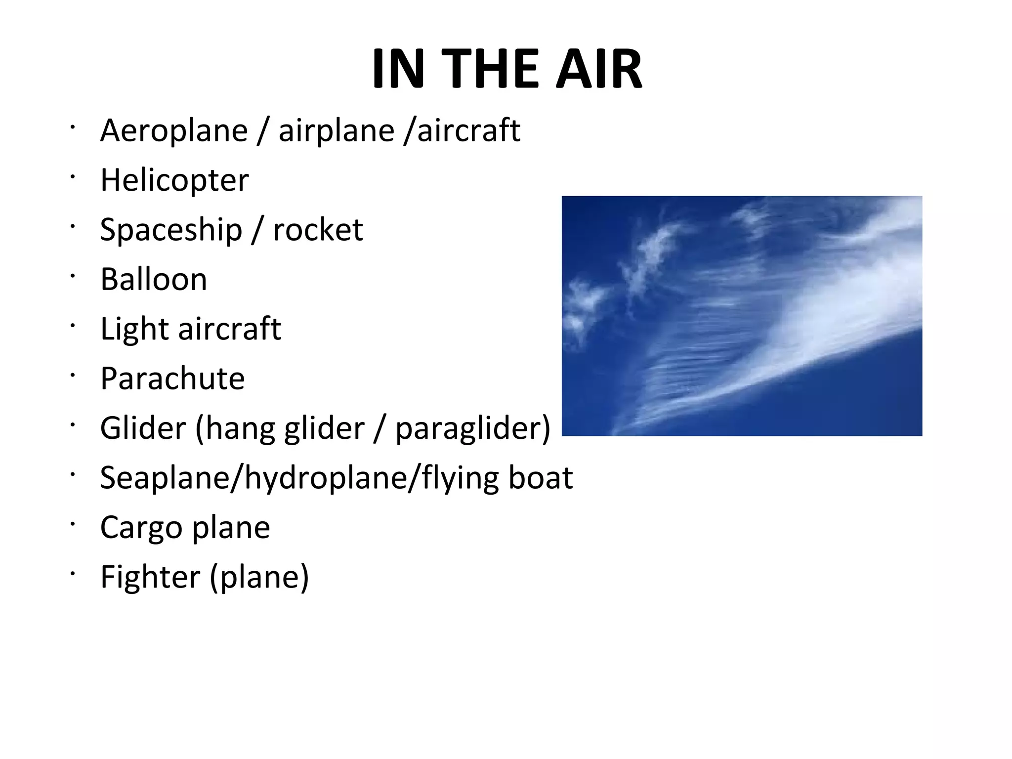 Means of transport year 4 | PPT