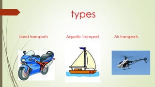Means of transport | PPTX