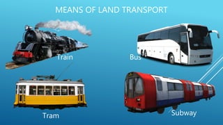 Means of transport | PPTX