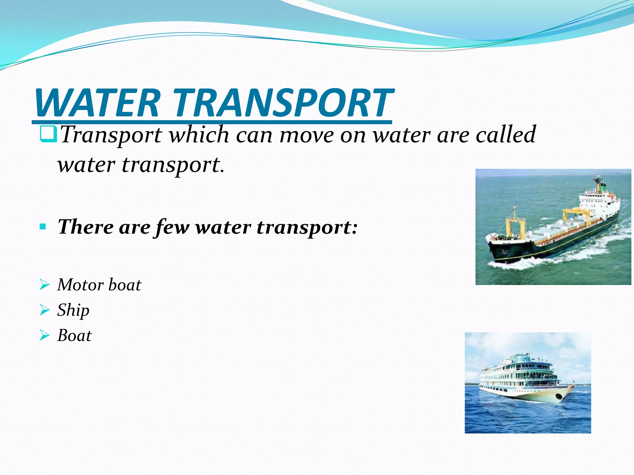 Means of transport3 | PPTX