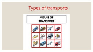 Means of transport | PPTX