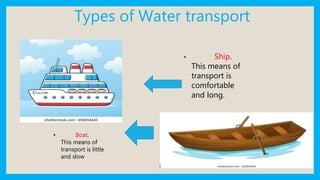 Means of transport | PPTX