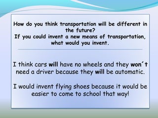 Trinity Grade 5: Means of transports | PPT