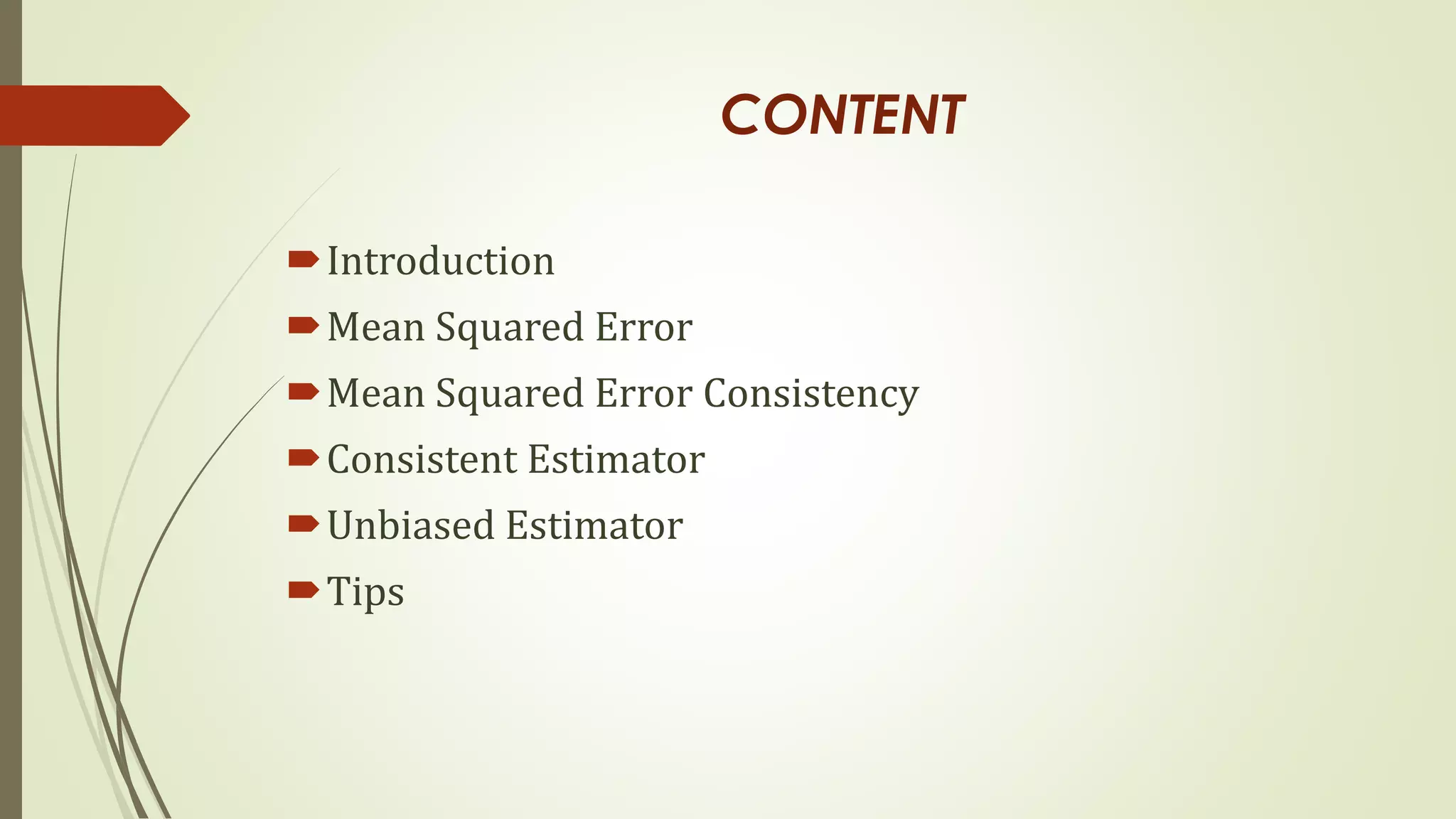 Mean Squared Error (MSE) of an Estimator | PDF