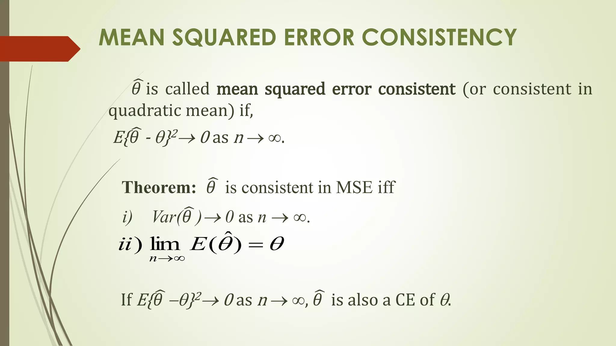 Mean Squared Error (MSE) of an Estimator | PDF