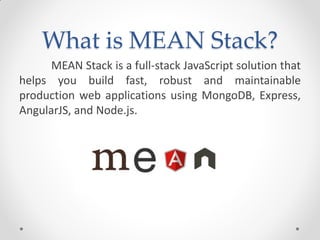 MEAN Stack | PDF