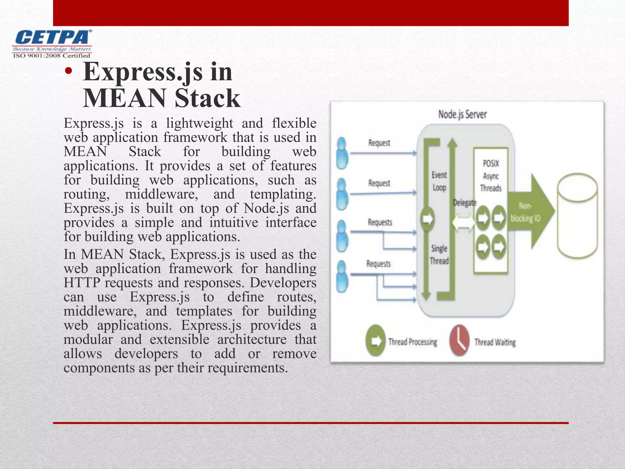 Overview of MEAN Stack development | PPTX | Web Development | Internet