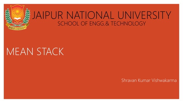 Mean Stack | PPT