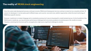 Overview of MEAN stack development - Agile Infoways | PDF