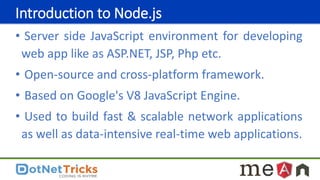 Web Applications Development with MEAN Stack | PPT
