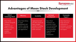 Premium MEAN Stack Development Solutions for Modern Businesses | PPT