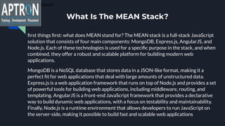 Mean Stack Institute in Gurgaon.pdf