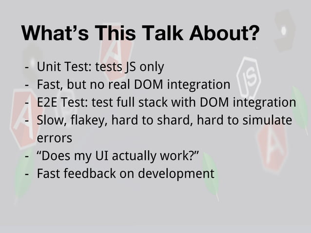 MEAN Stack NYC Meetup 20150717: TDD Your AngularJS + Ionic Directives With jQuery | PDF | Web ...