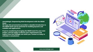 MEAN Stack Web Development with startelelogic | PDF