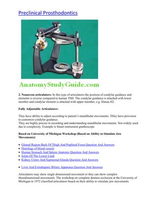 Mean Value Articulator | PDF