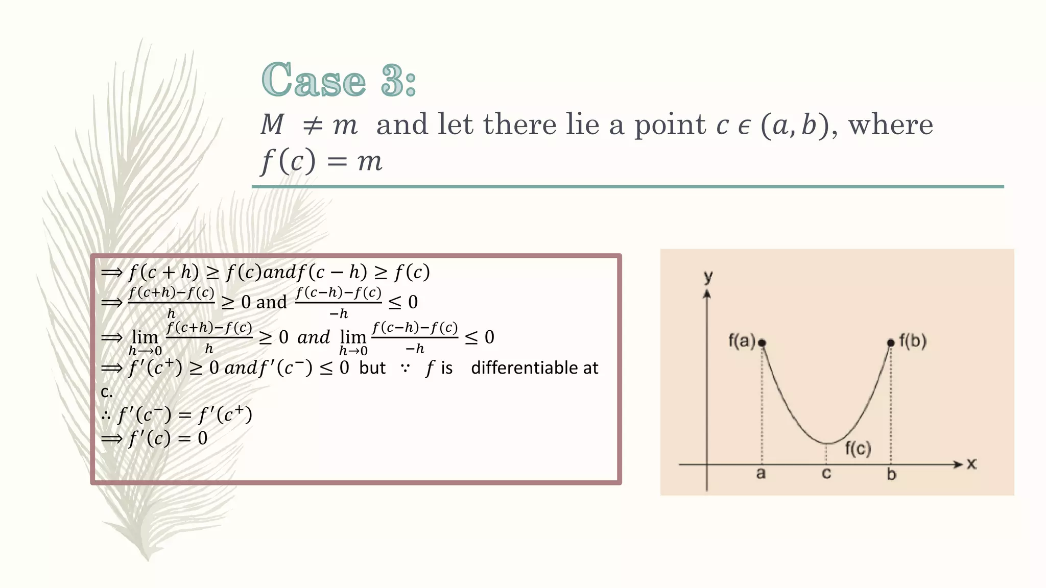 Mean value theorem | PDF
