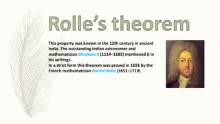 Mean value theorem | PDF