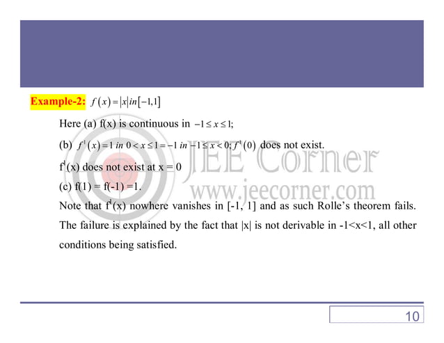 Mean Value Theorems | PDF