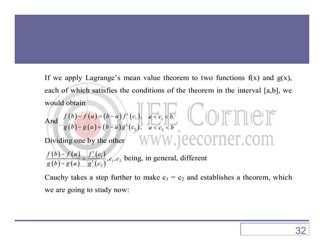 Mean Value Theorems | PDF