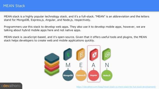 MEAN vs MERN Stack for Full Stack Development | PPT