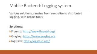 Open Source solution for Mobile Enterprise Application System | PPTX