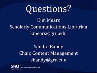 ORCID Outreach: Strategies for Inclusion | PPT