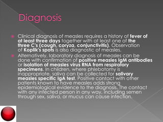 Measles - PHC | PPTX