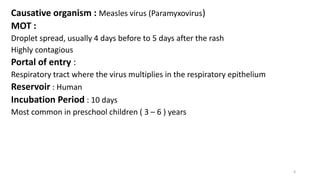common exanthematous illness: measles | PPTX