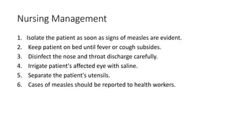 ADULT HEALTH NURAING COMMUNICABLE DISEASE MEASLES.pptx