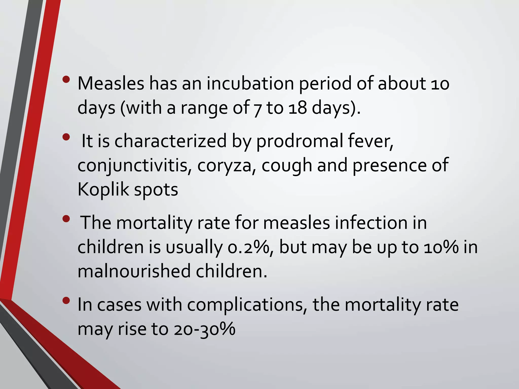 MEASLES, COMPLICATIONS AND POST DEBILITY.pptx