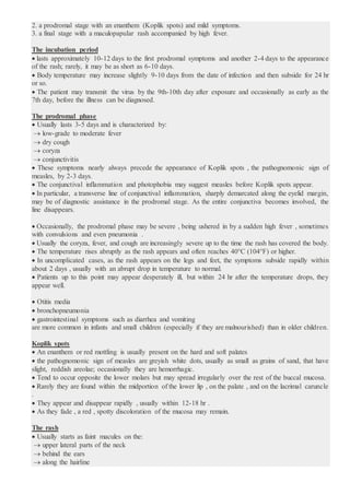 Measles (Rubeola) | DOCX | Infectious Diseases | Diseases and Conditions