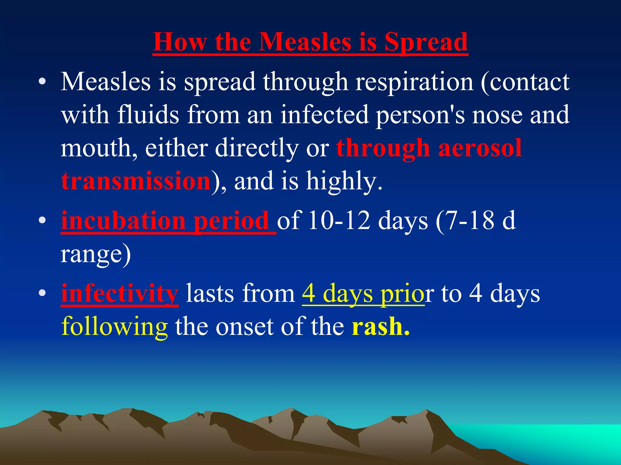 Measles infection and mmr | PPT