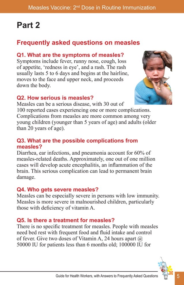 Measles FAQ | PDF