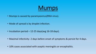 Measles,Rubella & Mumps viral infections | PDF