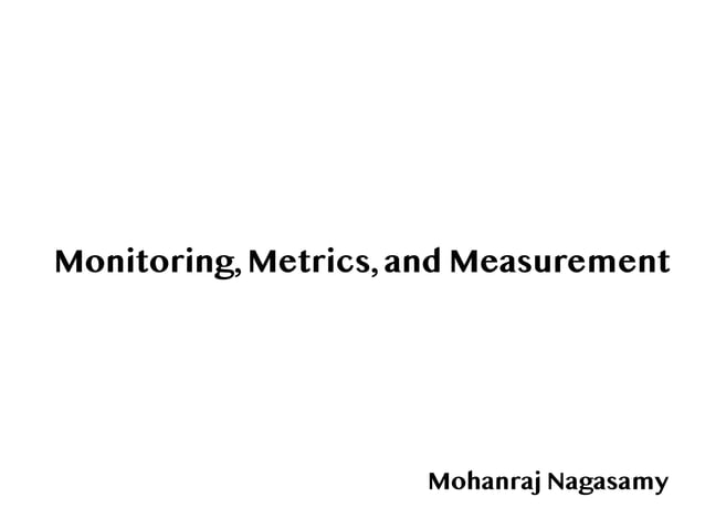 Effective monitoring of distributed systems | PPT