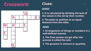 Measure of Central Tendency of Ungrouped Data | PPTX